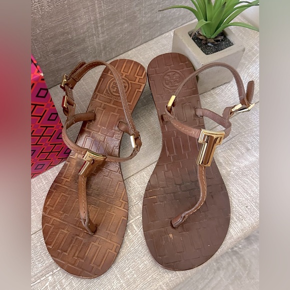 Tory Burch | Shoes | Tory Bruch Pauline Demi Cork Wedge Sandals Brown ...